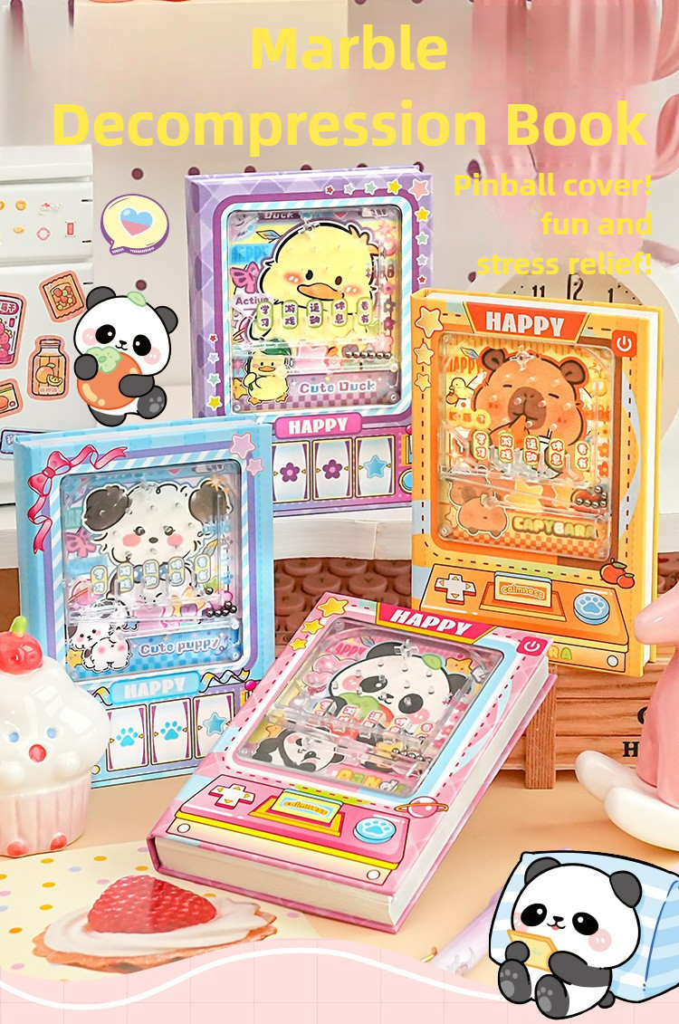 Marble Notebook for children pinball playing, student decompression ...
