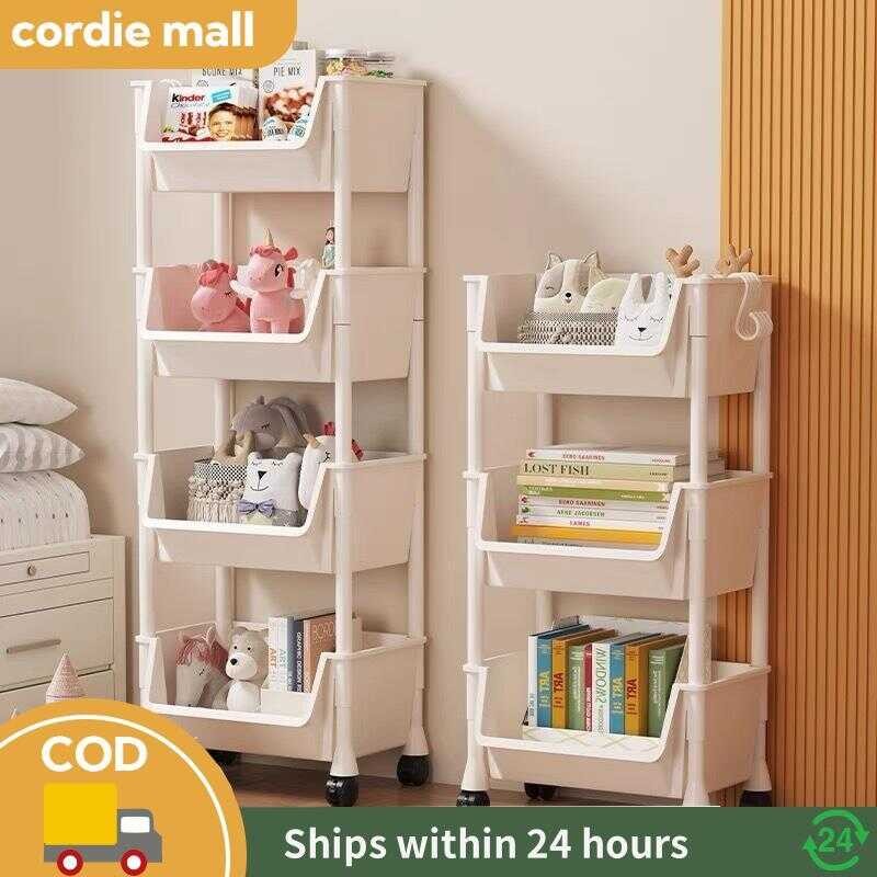 Multi-Functional Organizer Rack Trolley Cart Shelf Table Storage ...