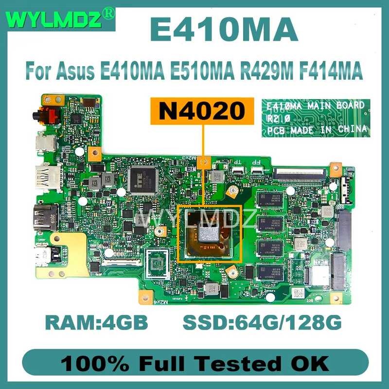 E410ma Motherboard For Asus E410mab E410m E510ma R429m F414ma Laptop ...
