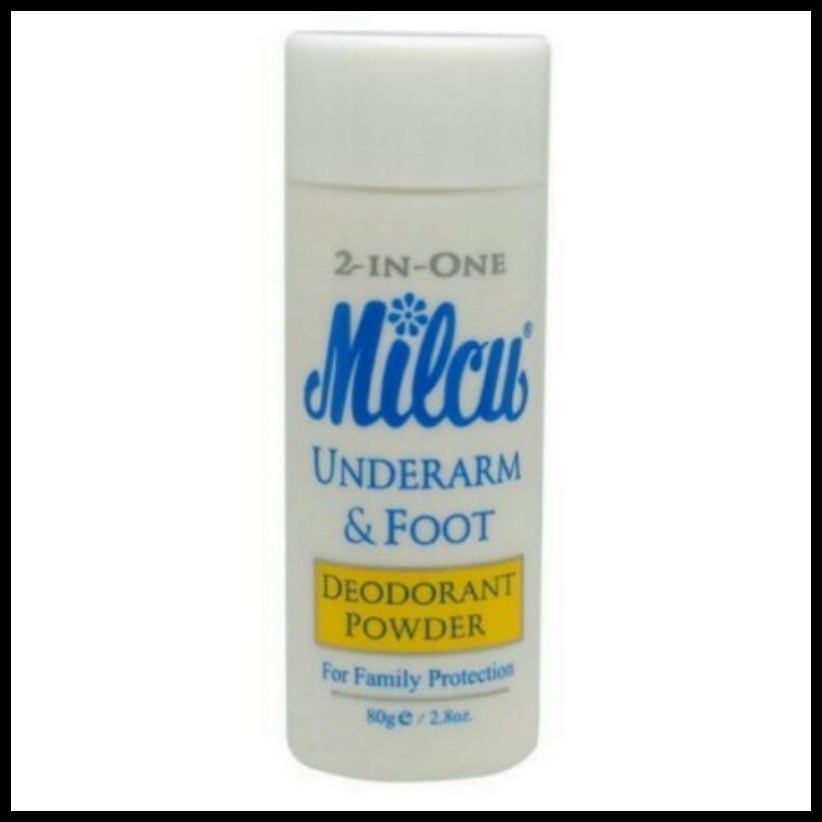 MILCU DEODORANT POWDER 80G | Shopee Philippines