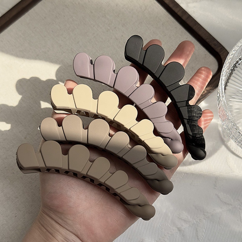 Korean One-line Hair Clip Women's New Fashion Temperament Banana Clip ...
