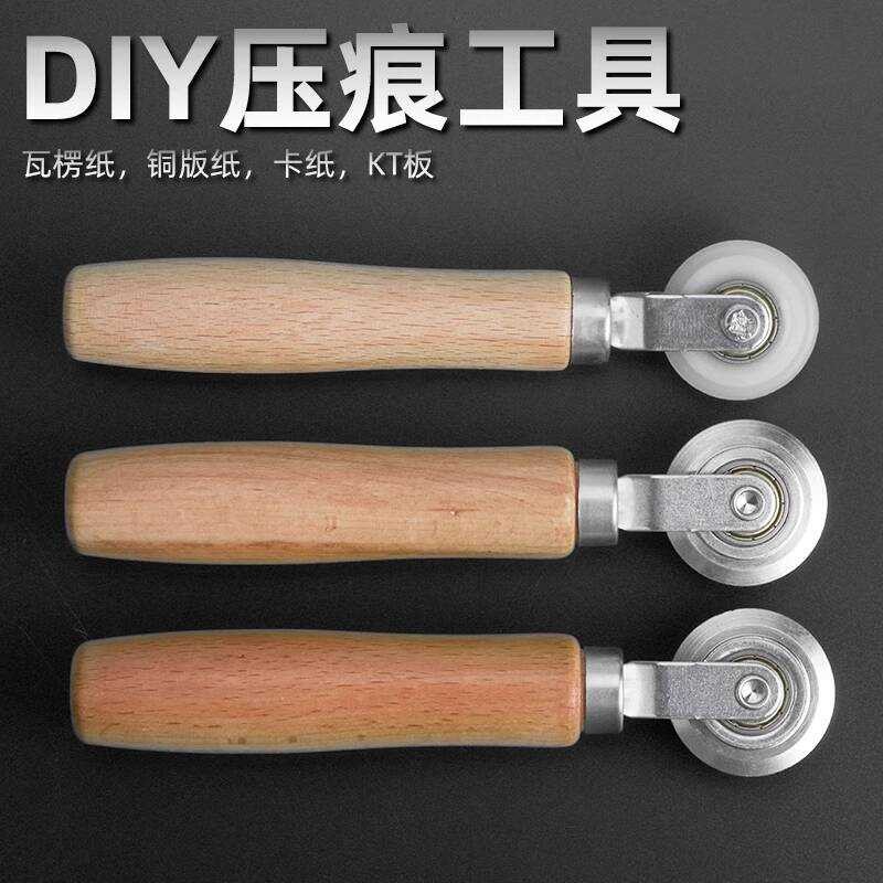 Manual Wheel Corrugated Hollow KT Board Coated Card Paper Origami Tool ...
