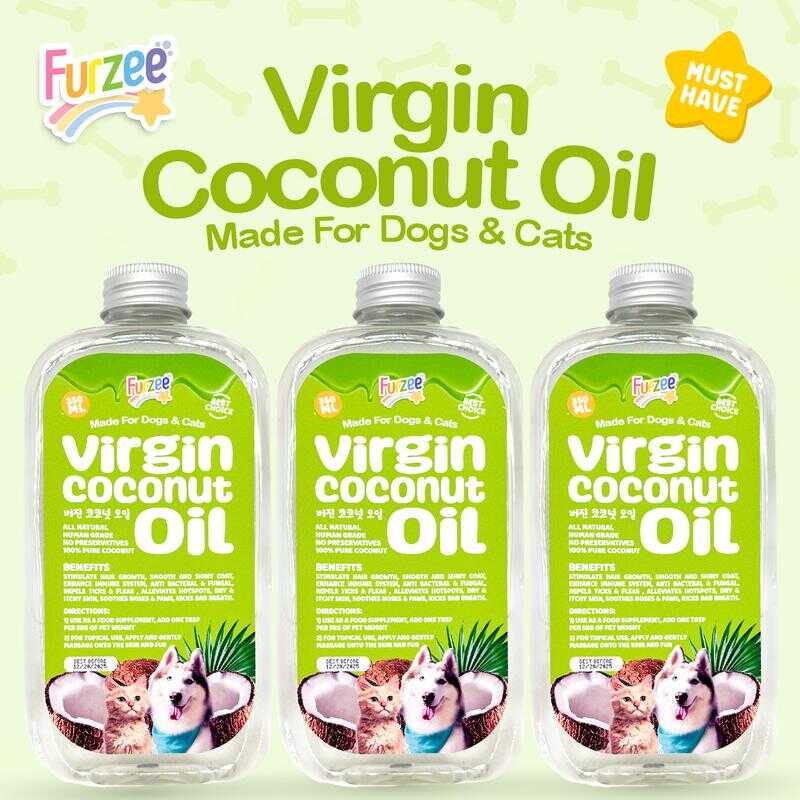 Furzee Virgin Coconut Oil For Dogs And Cats Organic Cold Pressed VCO ...