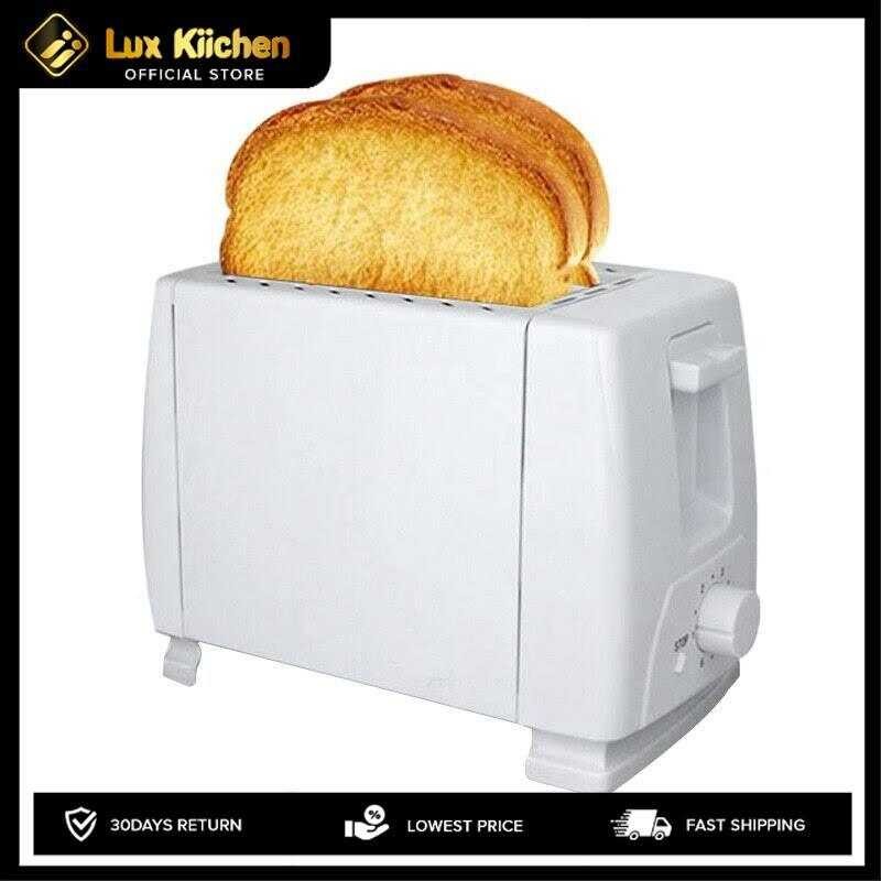 Lux Kiichen 2 Slice Electric Pop-Up Bread Toaster Convenient Light ...