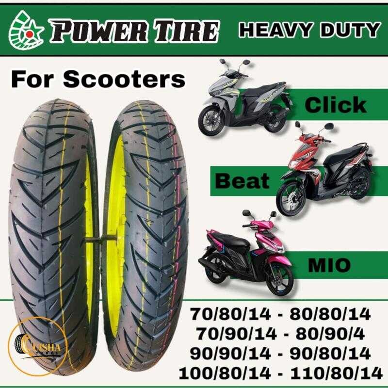 Power Tire Heavy Duty S205 / S204 By 14 FOR Click, Beat, MIO (Tubetype ...