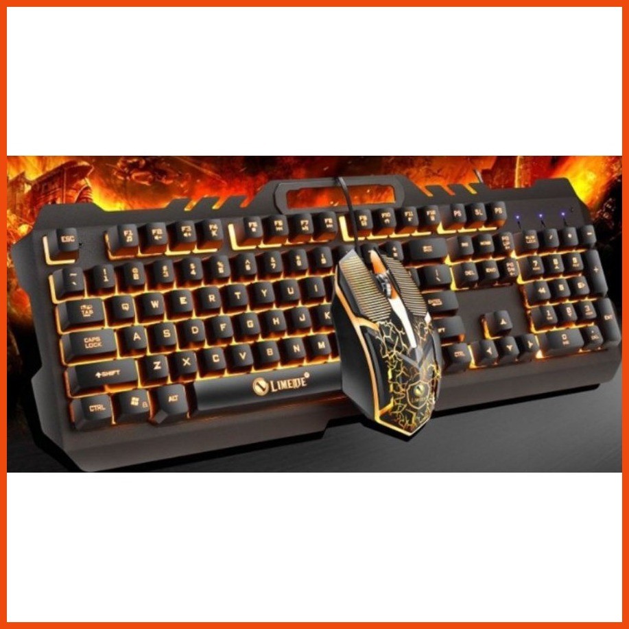 Limeide T21 backlit keyboard and mouse Set Combo Mechanical Gaming ...