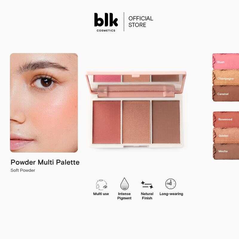 Blk Cosmetics Daydream Powder Blush, Highlighter And Contour Palette ...