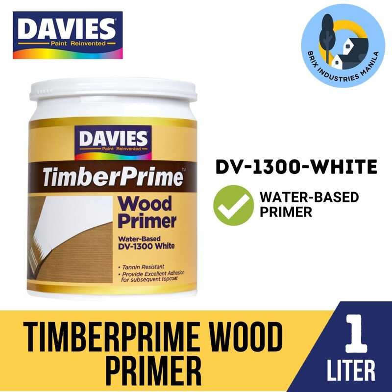 Davies Timberprime Waterbased Wood Primer 1 Liter And 4 Liters (Gallon ...