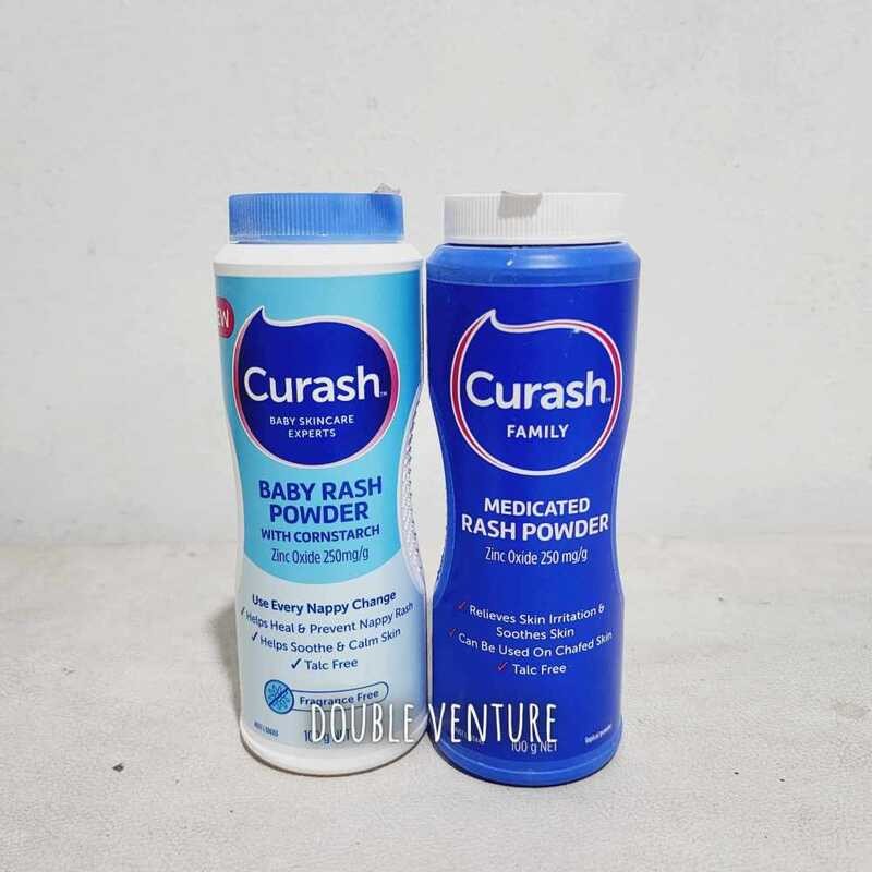 AUTHENTIC Baby Rash With Cornstarch 100G/ Curash Family Medicated ...