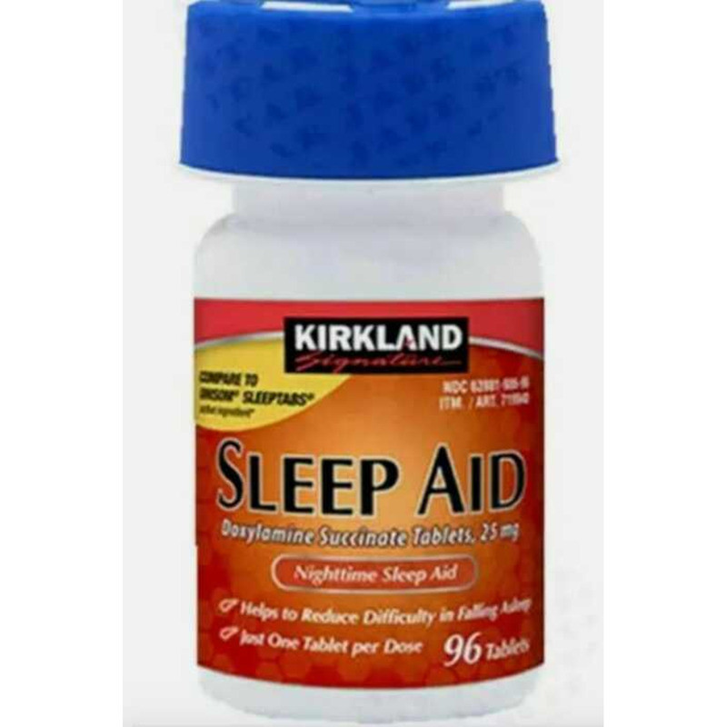 Kirkland Signature Nighttime Sleep Aid I Helps Safely Fall Asleep Fast ...