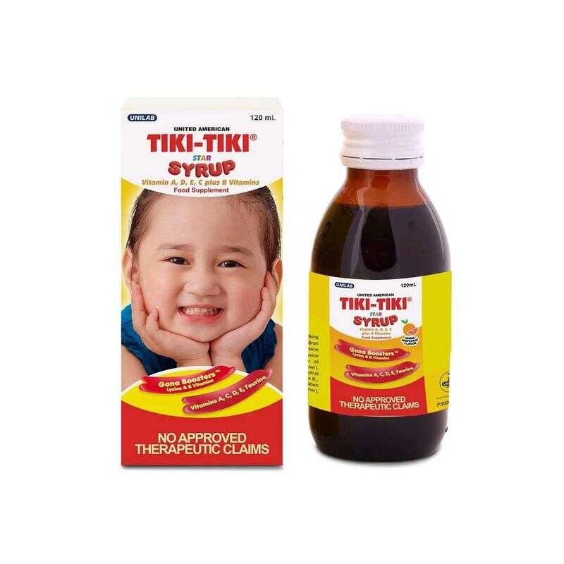 3E0 Tiki-Tiki STAR Syrup 60Ml Or 120Ml And Tiki-Tiki Plus Drops 15Ml ...