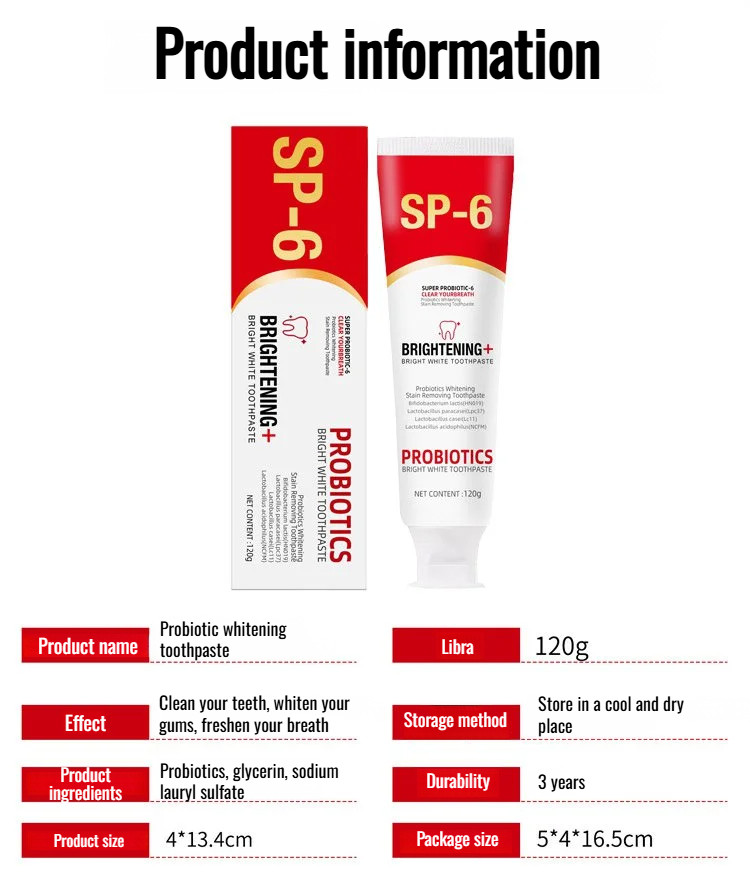 Probiotic Toothpaste for Brightening and Whitening | Shopee Philippines
