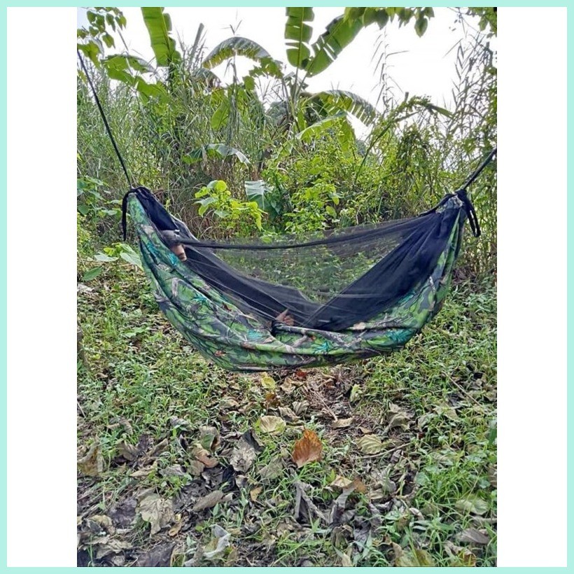 8ft Long Military Duyan with net and free rope | Shopee Philippines