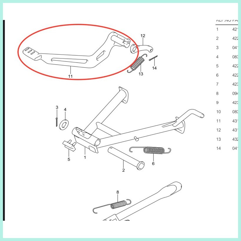 SGP Raider 150 Fi Brake Pedal (Suzuki Genuine) | Shopee Philippines