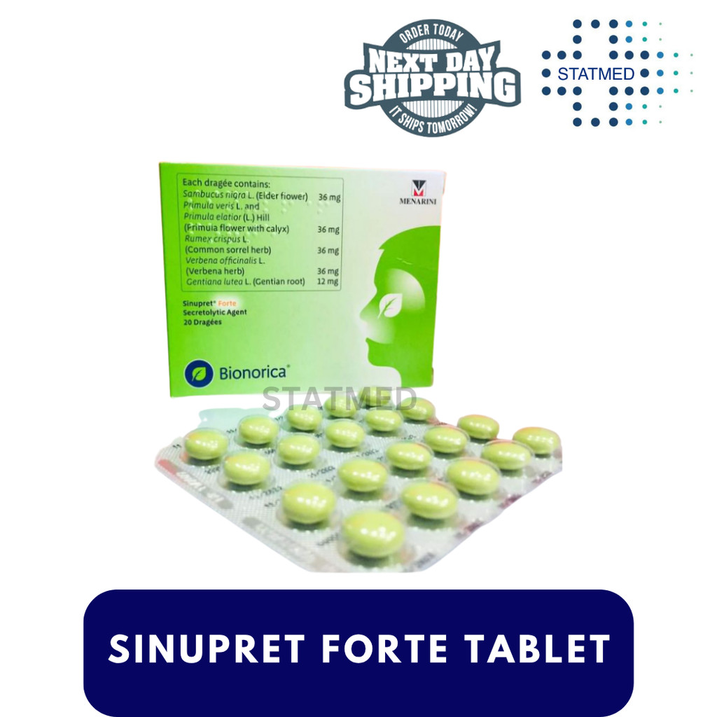 Sinupret Forte Dragees Tablet l 10 & 20 Tabs | Shopee Philippines