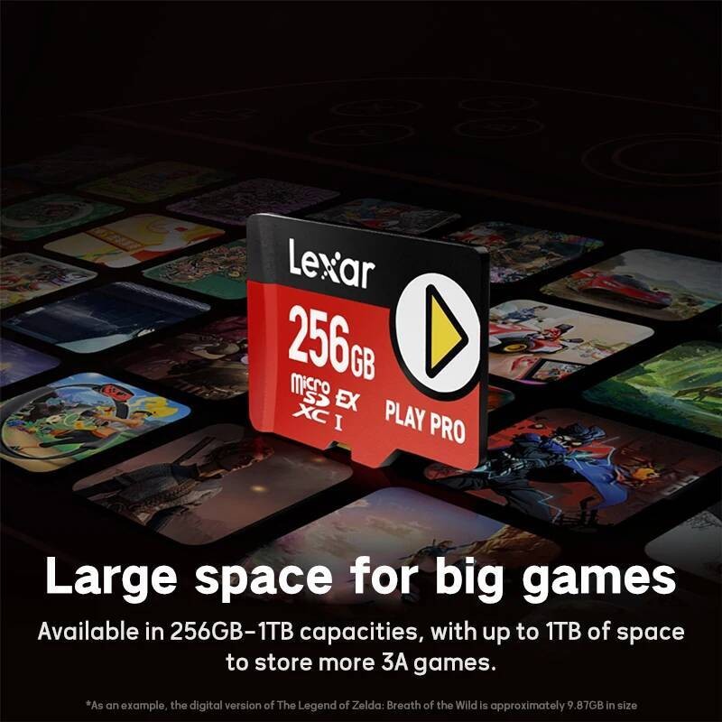 Play Lexar PRO MicroSD Express Card 1TB/512GB/256GB,4K Video,Memory ...