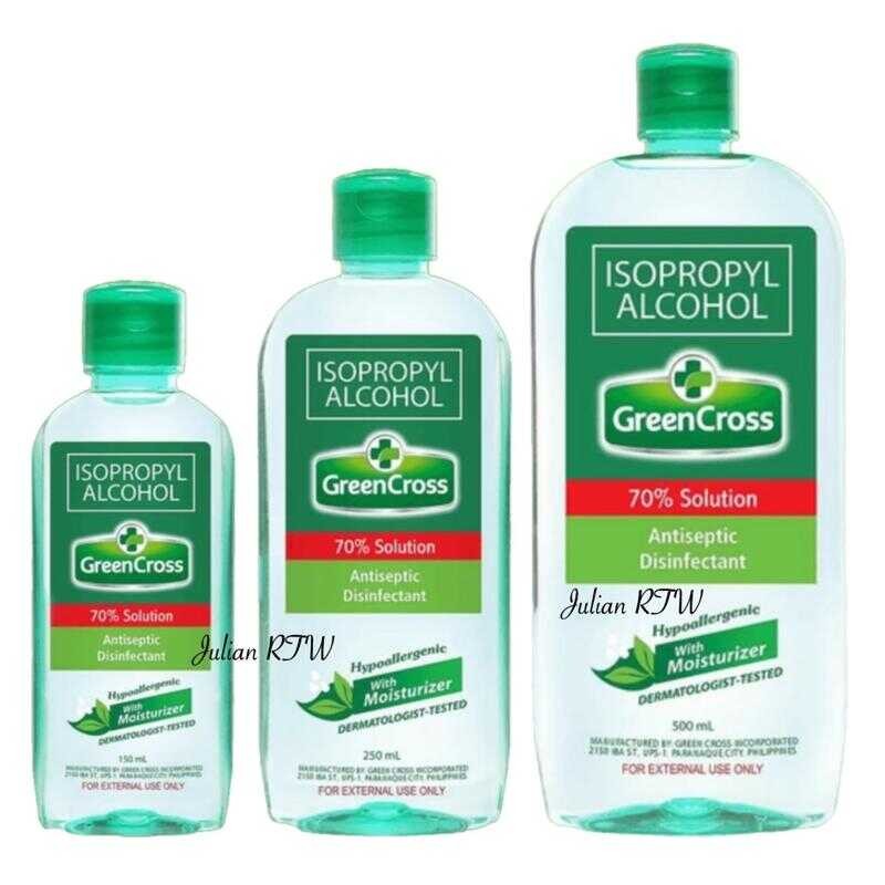 GREENCROSS ISOPROPYL ALCOHOL 70% Solution Antiseptic Disinfectant ...
