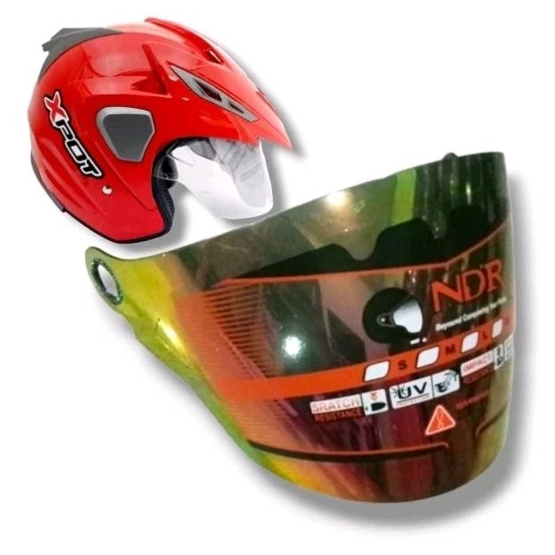 (NDR-4) X-pot T500 Visor all Color Variants || Xpot Helmet Visor ...