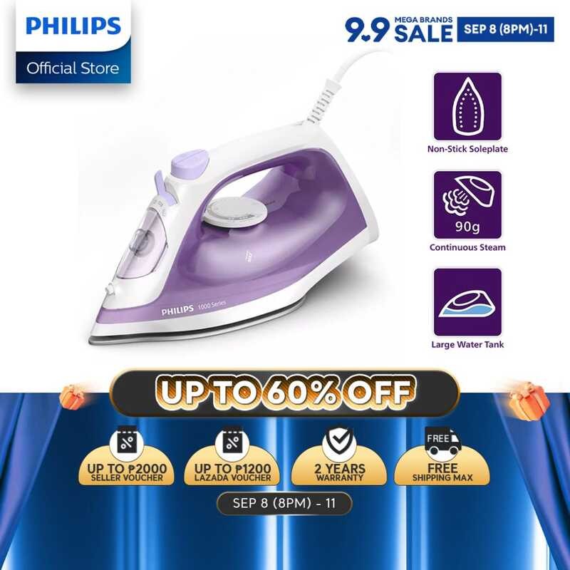 PHILIPS Garment Care Steam Iron Dst1040/0 Non-Stick Soleplate Calc ...