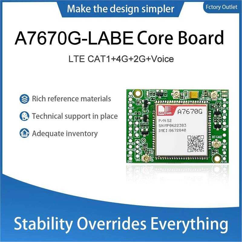A7670g-Labe 7 5 A7670g-Llse A7670e-Fase A7670e-Lase Module Core Board F ...