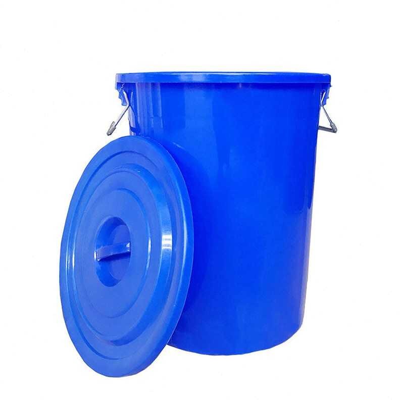 ☑♥ Lautee DA2148 Large Plastic Industrial Drum with Lid Round Water ...