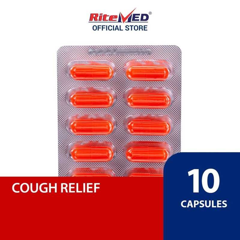 Ritemed Carbocisteine 500Mg 10 Capsules (Cough Relief) FDA | Shopee ...