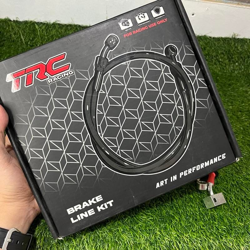 TRC BRAIDED BRAKE HOSE SET FOR ADV150/160/PCX150/160 & AEROX ABS ...