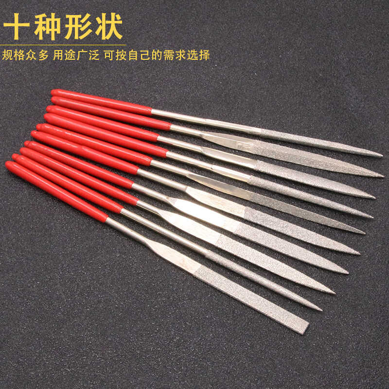 File Set Steel Metal Assorted Flat Small Alloy Round Triangle Fine ...