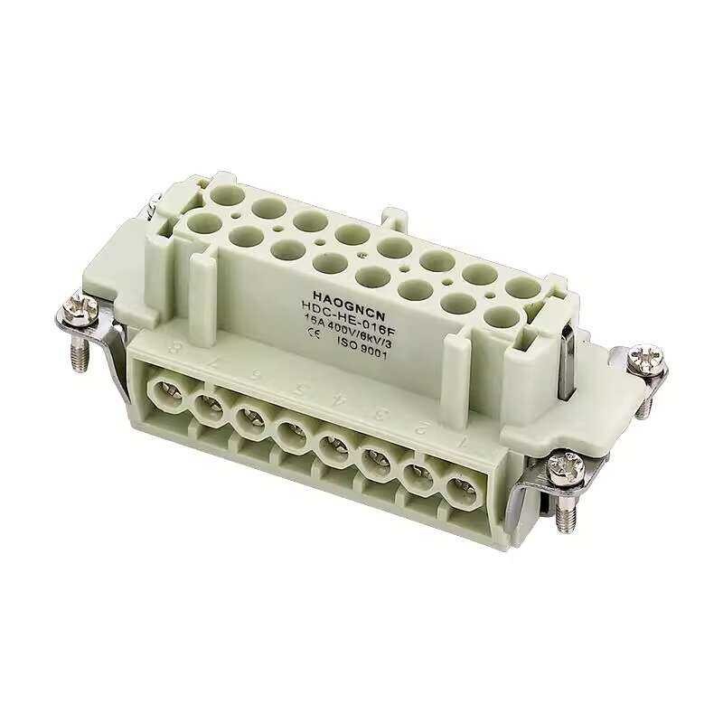Sale Heavy-Duty HDC-HE-016-MF Rectangular Socket 16-Pin 16A Hot Runner ...