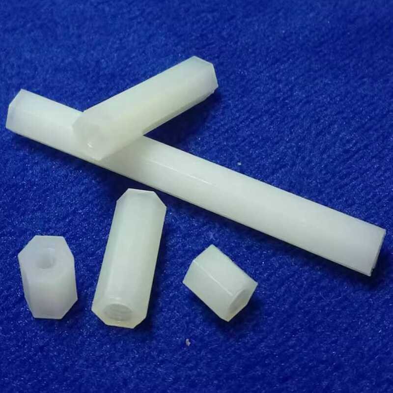 M2 M2.5 Double Pass Nylon Hexagonal Isolation Plastic Insulation Glue ...