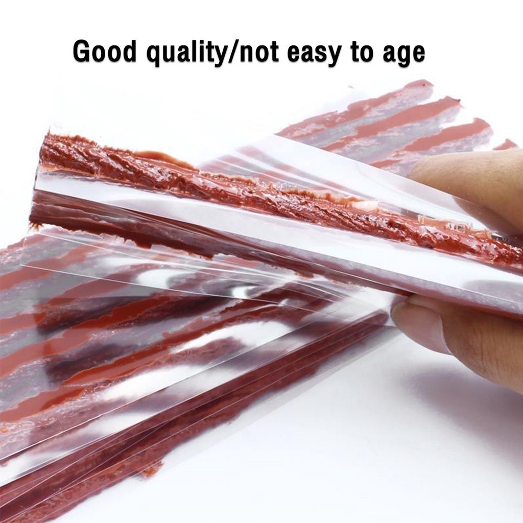 60-pack Car Tubeless Tire Repair Strips Motorcycle and Electric Vehicle ...