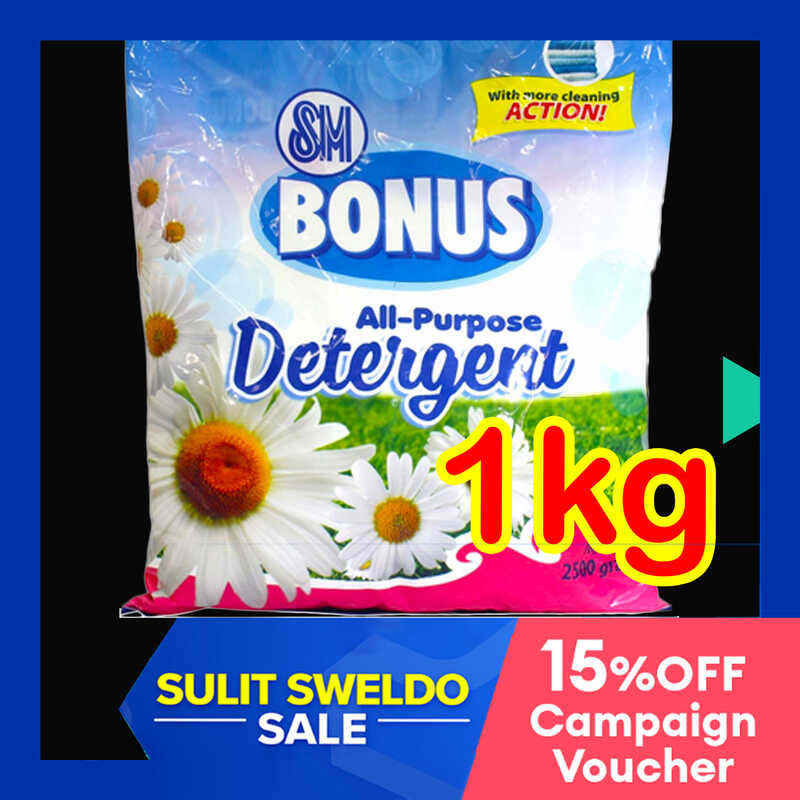 1Kg SM Bonus All Purpose DETERGENT POWDER LAUNDRY Detergent Sale Sabon Panlaba Laundry Soap ...