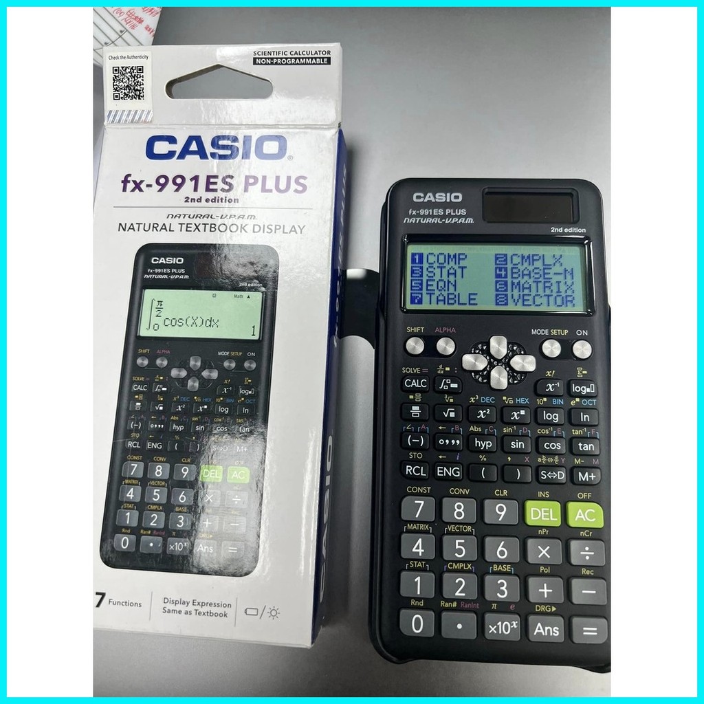 CASIO FX991ES PLUS 2ND EDITION SCIENTIFIC CALCULATOR original wt 1 yr ...
