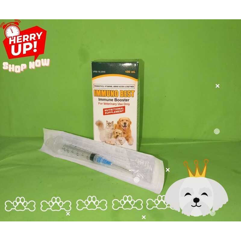 Immuno Best Probiotic And Multivitamins For Dogs Cats (100Ml) Ed3 ...