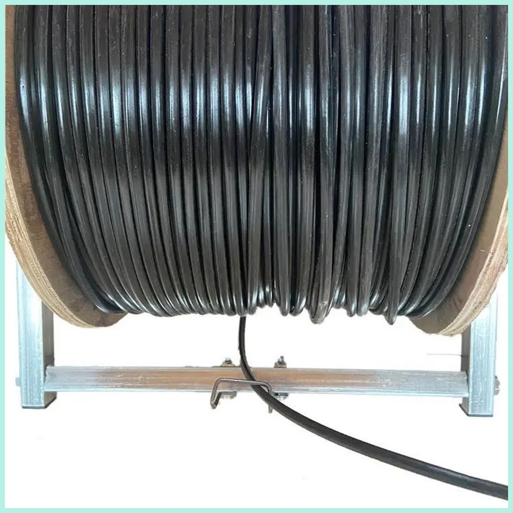 Fiber Optic Cable Roller Stand Crank Shaft Rack For Fiber Optic Cable ...