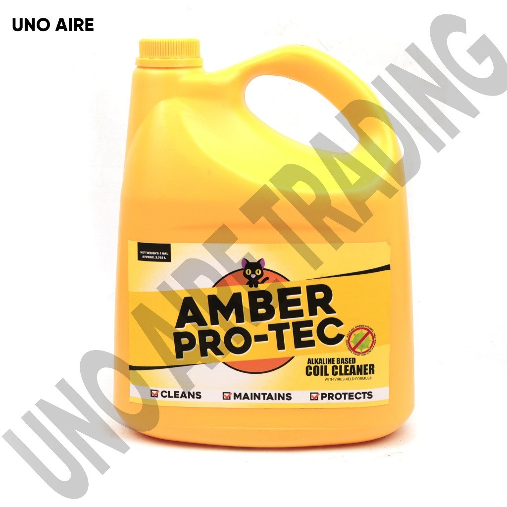 Amber Protec Coil Cleaner Alkaline Based 1 Gallon for Air Conditioners ...