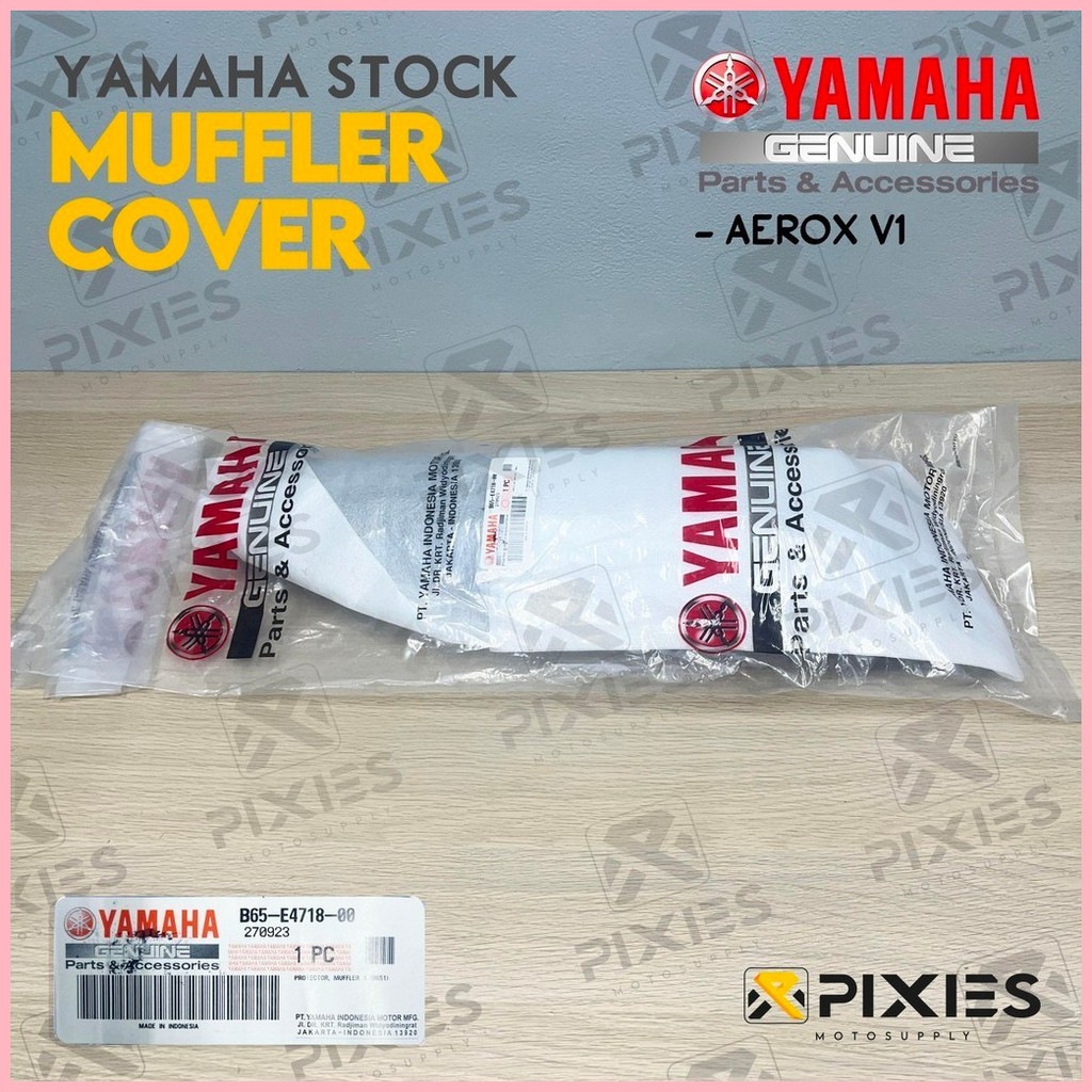 Yamaha AEROX V1 Genuine Muffler Cover Pipe Protector | Shopee Philippines