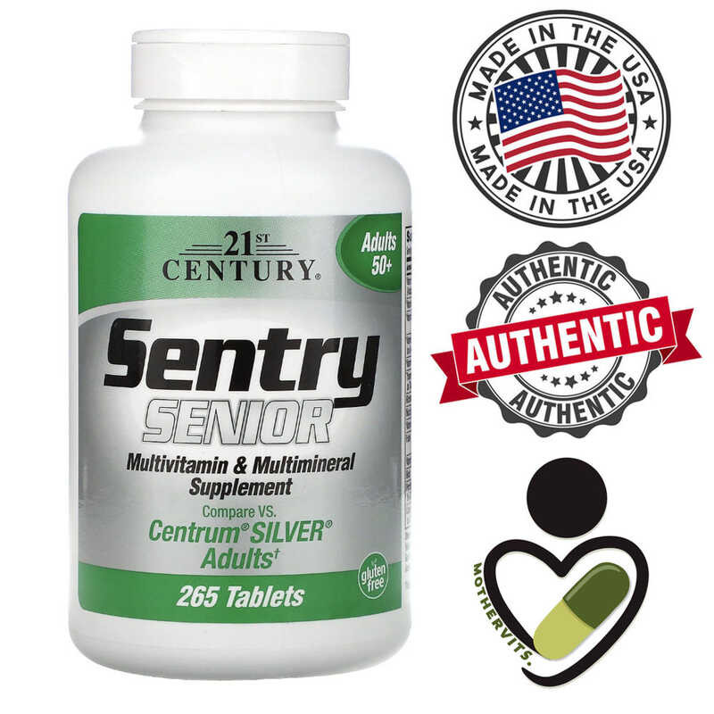 21St Century, Sentry Senior, Multivitamin & Multimineral Supplement ...