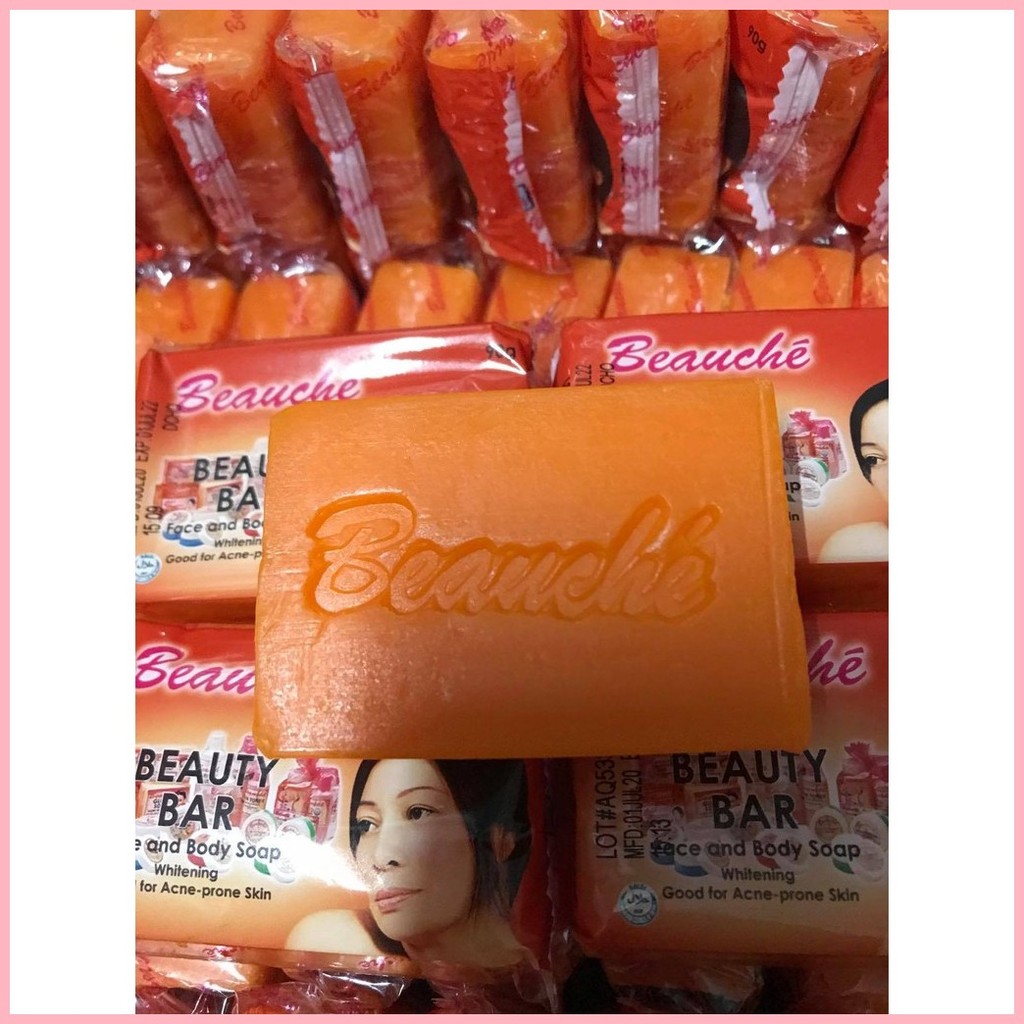 Beauche Beauty Bar 90g set of 100pcs (with Beauche logo on actual soap ...