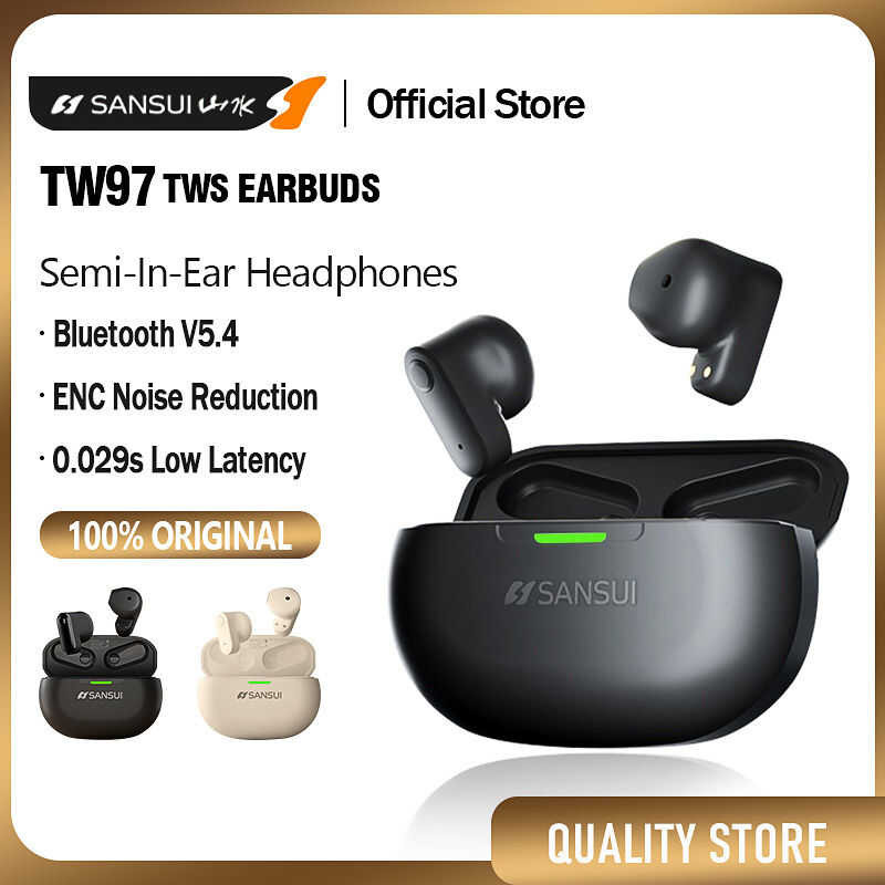 uetooth SANSUI TWS Earbuds 2Cm Ultra Mini In-Ear Wireless Earphone Ipx4 ...