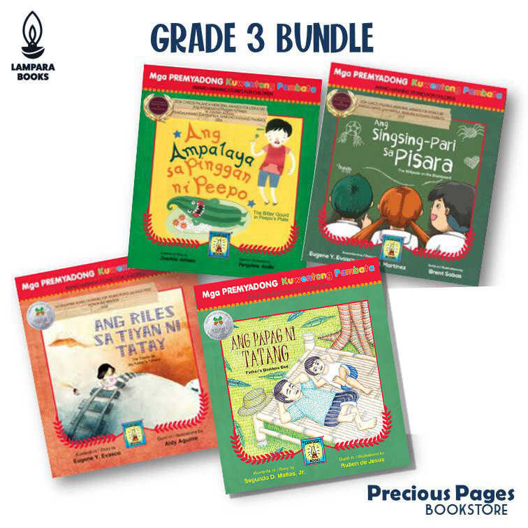 Mga Premyadong Kuwentong Pambata For Grade Three - Bundle (4 Books) 69D ...