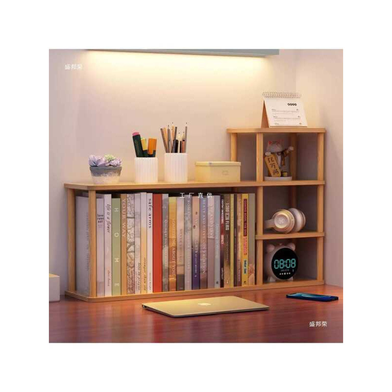 Desktop Layered Bookshelf Office Desk Multi-layer Rack Simple Children ...