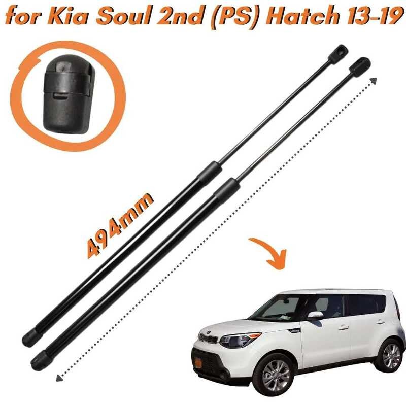 Yy Qty(2) Trunk Struts For Kia Soul 2Nd (Ps) Hatchback 2013-2019 Rear ...
