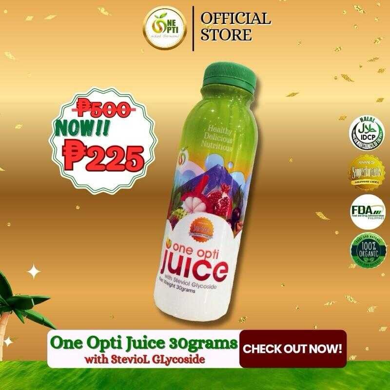 One Opti Juice 15 In 1 Powdered Drink 30G Supplement A79 | Shopee ...
