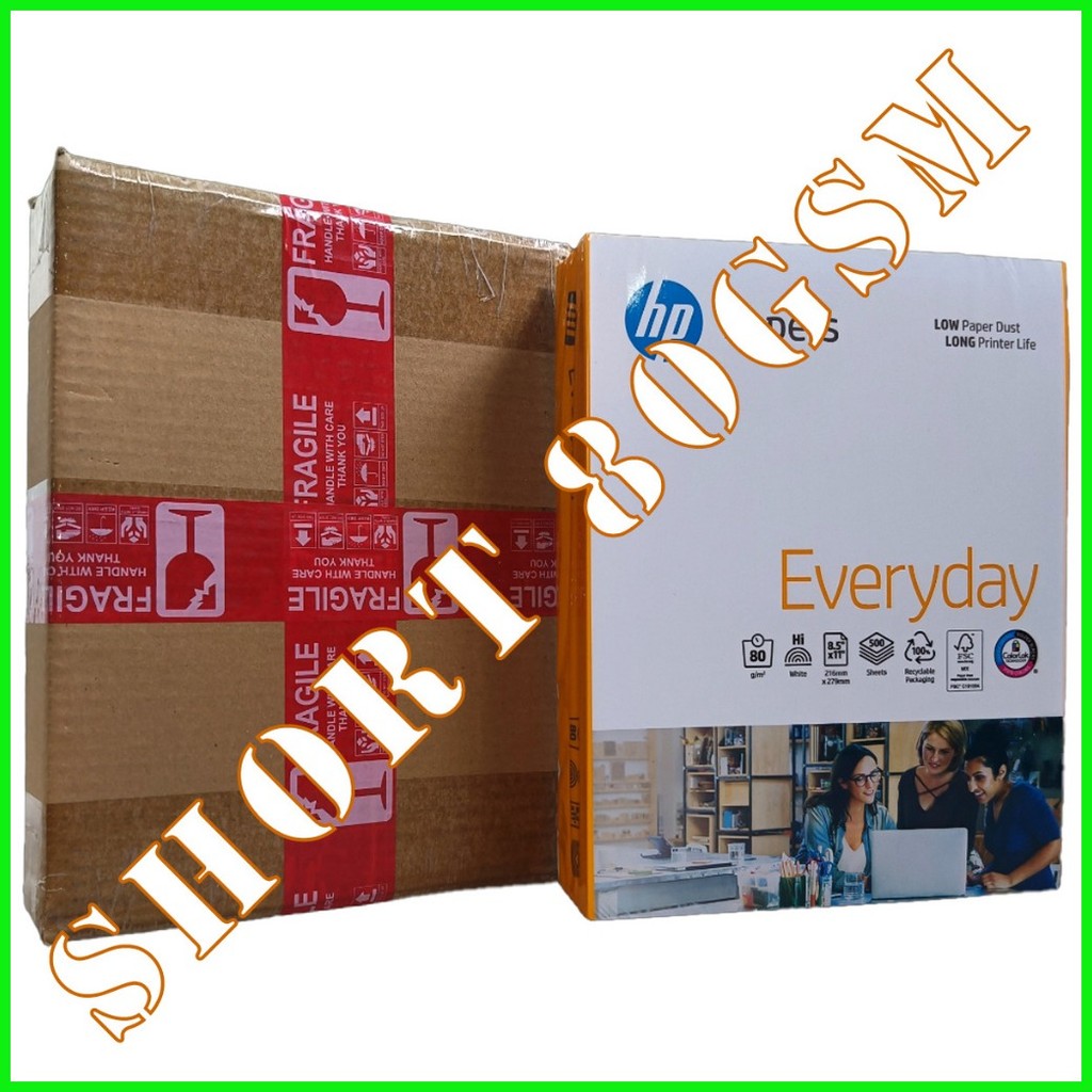 HP Bond Paper A4/A3/Short/Long (80 GSM Substance 24) - Multi-Size Pack ...