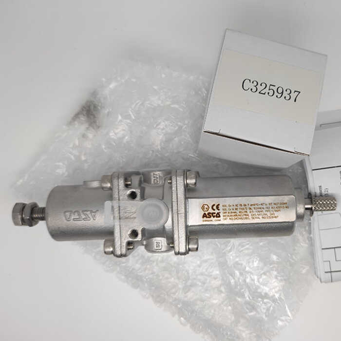 ASCO 342 Series Stainless Steel Filter Regulator with Pressure Gauge ...