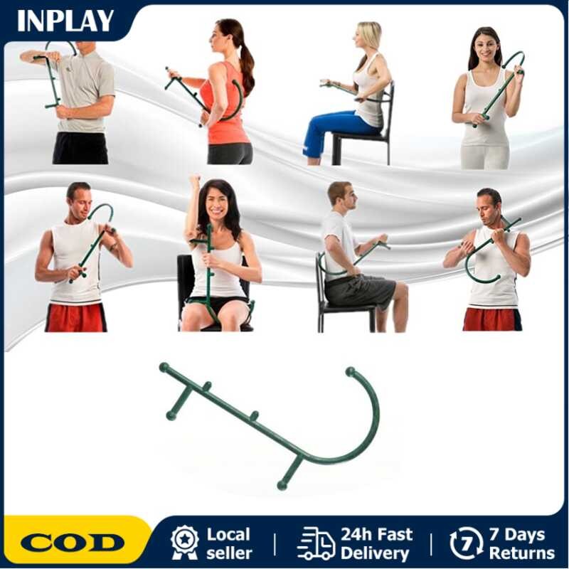Pressure Trigger Point Self Massage Stick Hook Theracane Body Muscle ...