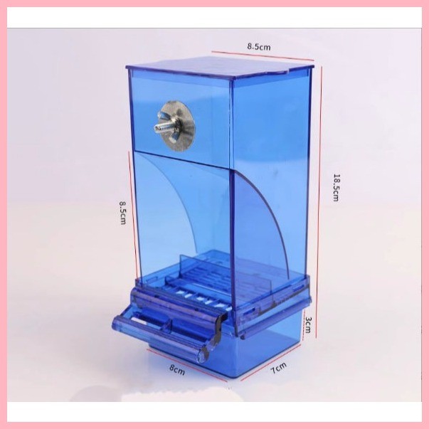 Bird Parrot auto feeder Anti-scattering feeding rack bird automatic ...