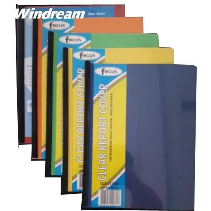 10 PCS Clear Report Sliding Folder A4/Legal Assorted Color Focus 8Be ...