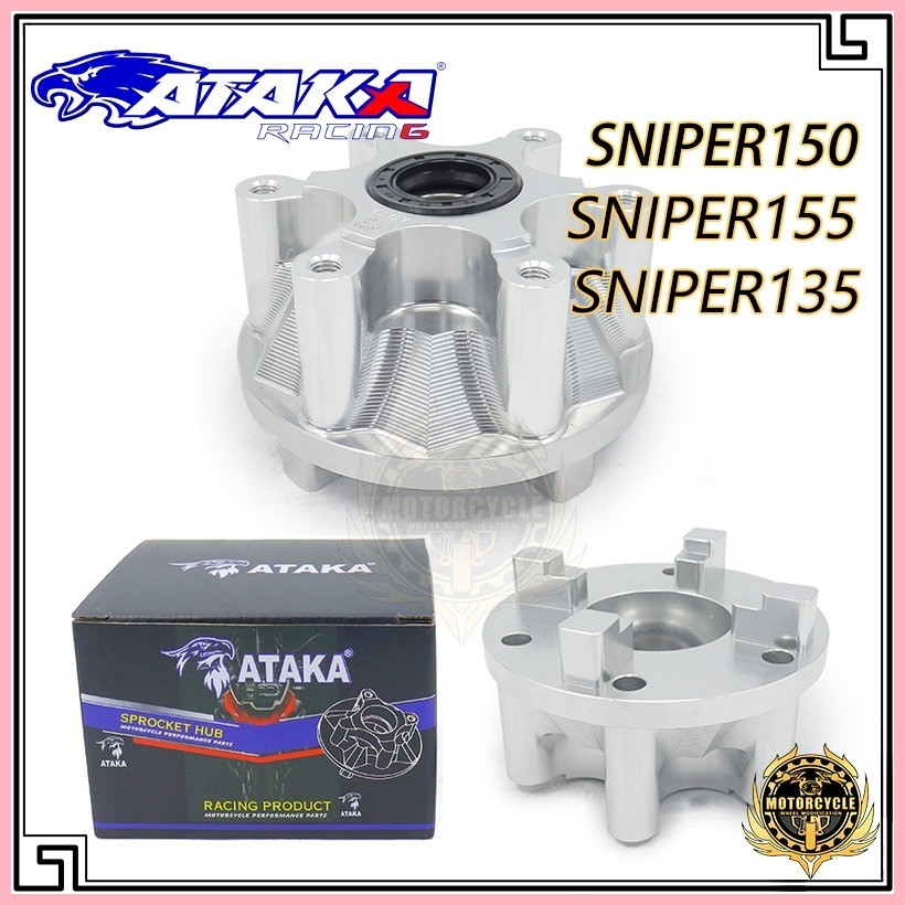 ATAKA CNC Sprocket Hub /Plunge Hub / Flange Hub 6 Holes Sniper 150 ...